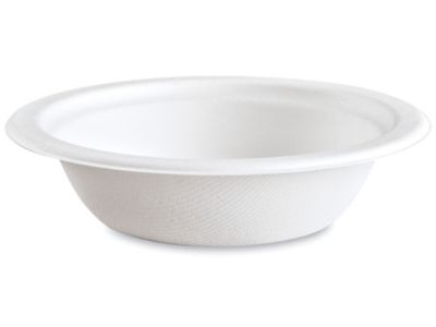 Compostable Sugarcane Bowls - 12 oz S-26423 - Uline