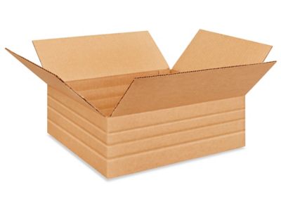 12 x 9 7/8 x 4" Multi-Depth Corrugated Boxes S-350 - Uline
