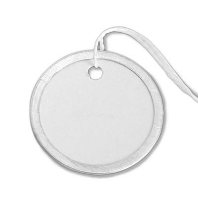 Metal Rim Tags - 1 1/2" Circle S-3864 - Uline