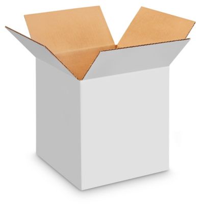 14 x 14 x 14 White Corrugated Boxes