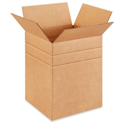 8 7/8 x 8 1/2 x 12" Multi-Depth Corrugated Boxes S-507 - Uline
