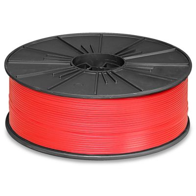 Carrete de Cinchos de Alambre con Plástico - Rojos S-568R - Uline