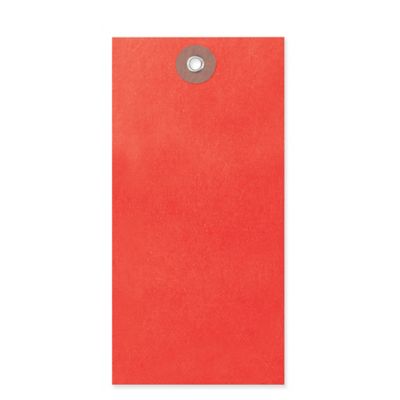 Tyvek® Tags - #6, Red S-5988R - Uline