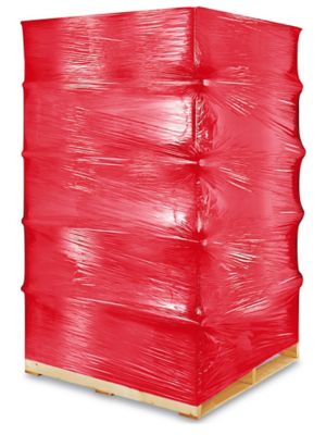 Red plastic wrap store