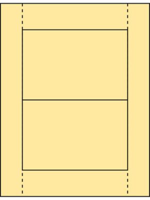 Insert Cards - 4 x 6", Yellow S-6745Y - Uline