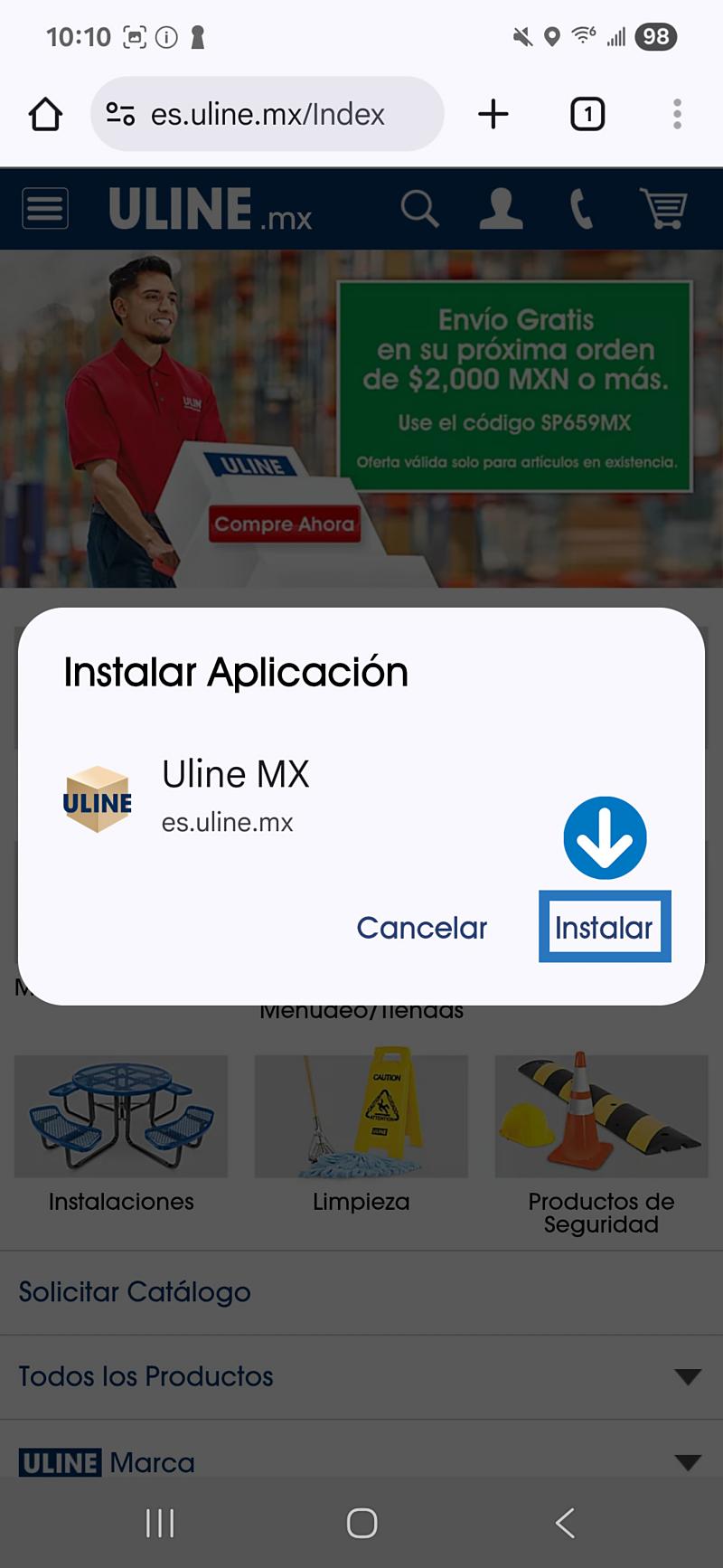 How to add mobile website to Home Screen