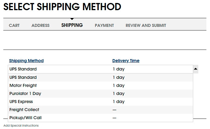 Shipping Policies