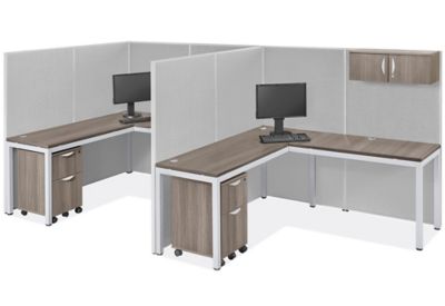 Downtown Privacy Workstations in Stock - ULINE - Uline